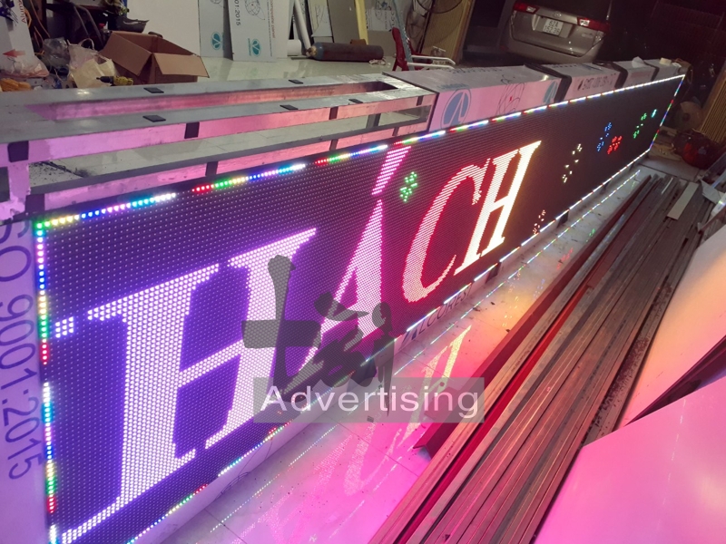 Đèn led chạy chữ | gia công led ma trận | Tài quảng cáo Long An